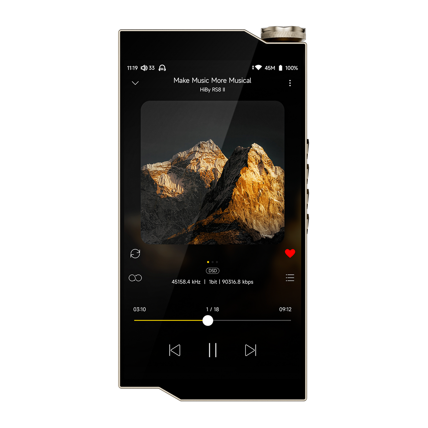 HiBy RS8 II - New Generation Ultra-flagship Portable HiFi DAP