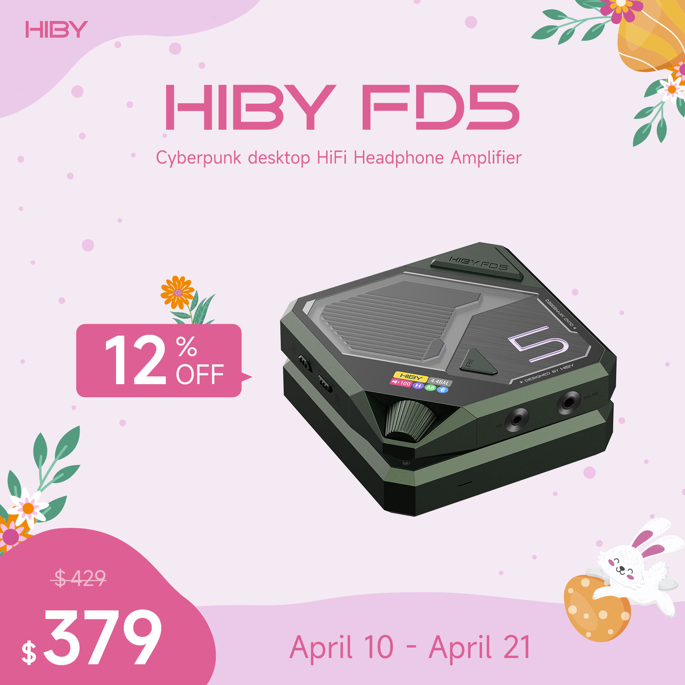 HiBy FD5 — Cyberpunk desktop HiFi