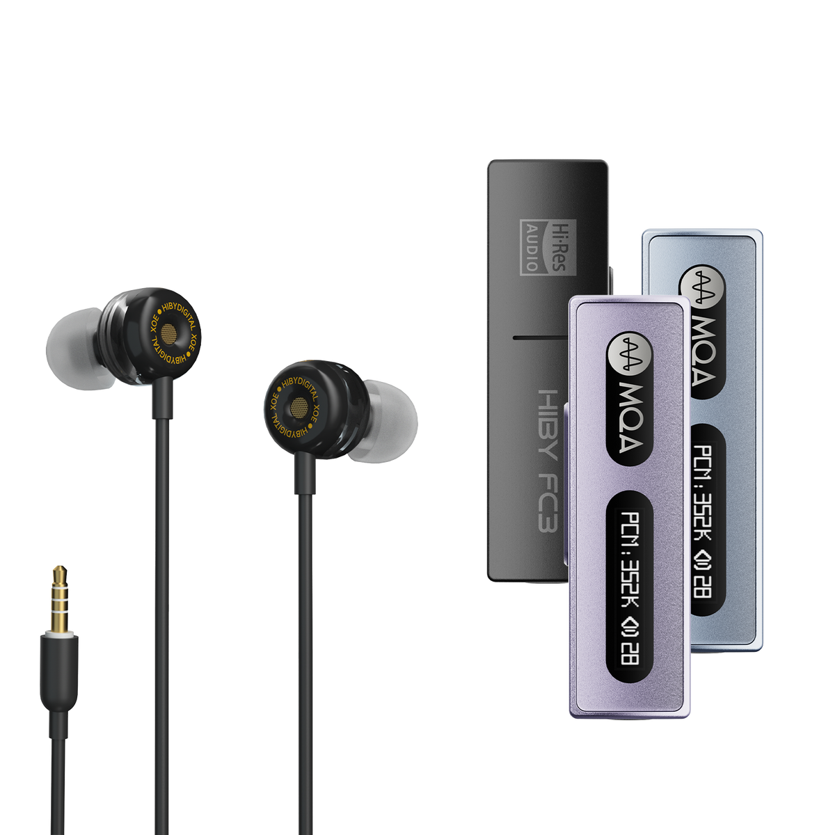 HiBy Digital X0E 3.5mm + HiBy FC3 with Display