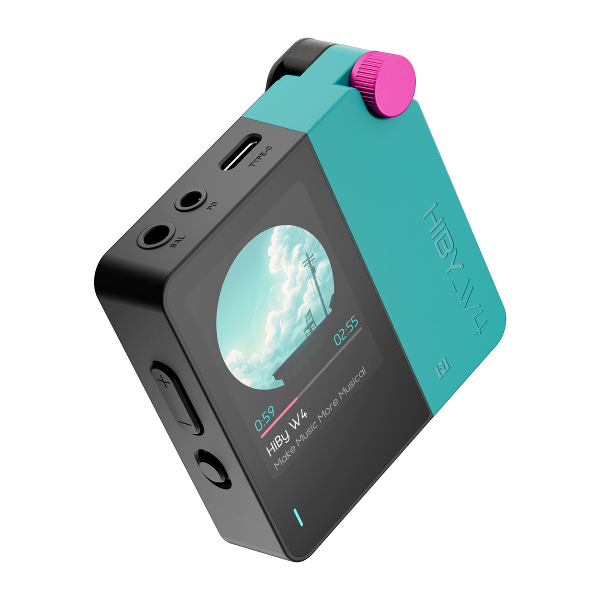 HiBy W4 - Portable HiFi Bluetooth Headphone Amplifier