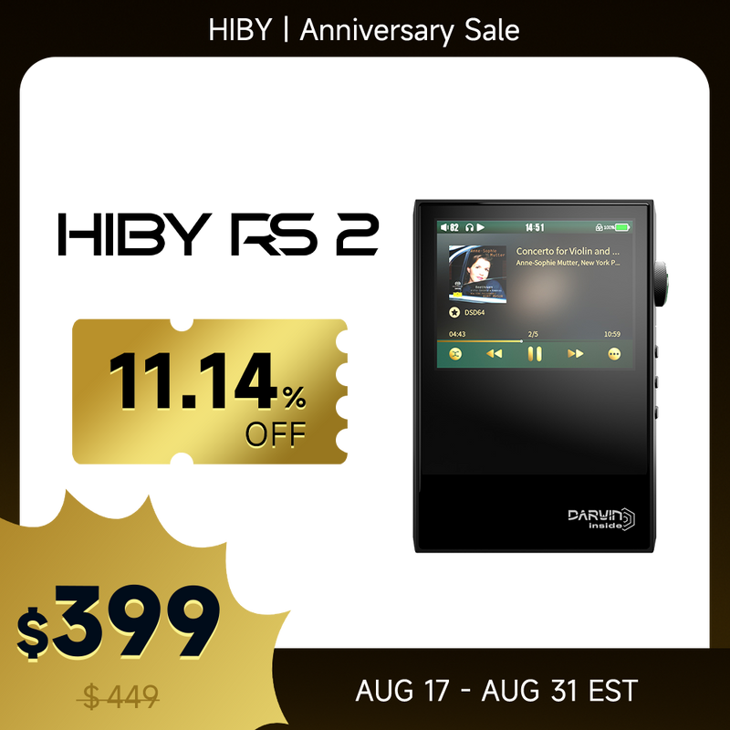 HiBy RS2 - Ultimate Medium-end Music Player | HiBy