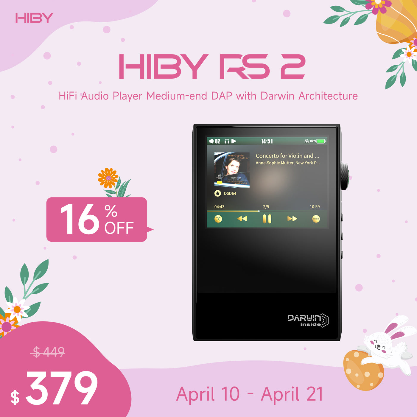 HiBy RS2 - Ultimate Medium-end Music Player | HiBy