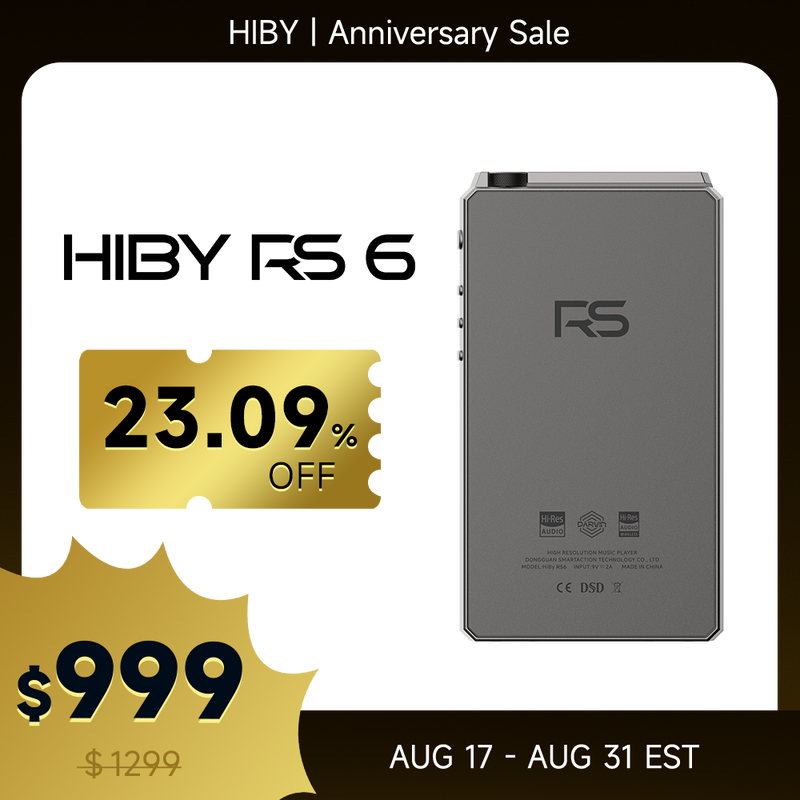 Discover HiFi with Portable Music Player RS6 | HiBy