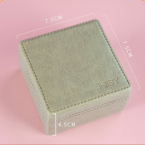 BX04 Square Leather Organizer - Elegant & Practical | HiBy