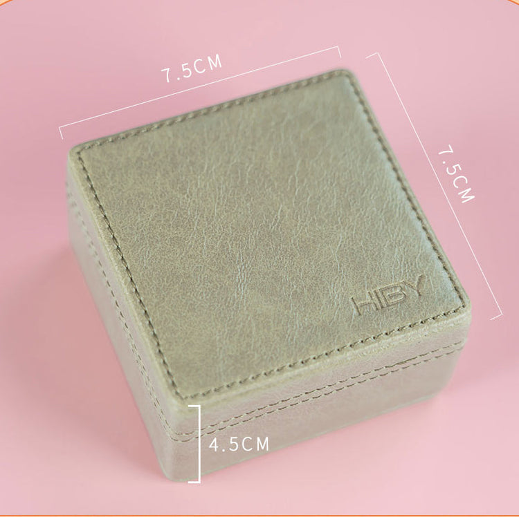 BX04 Square Leather Organizer - Elegant & Practical | HiBy