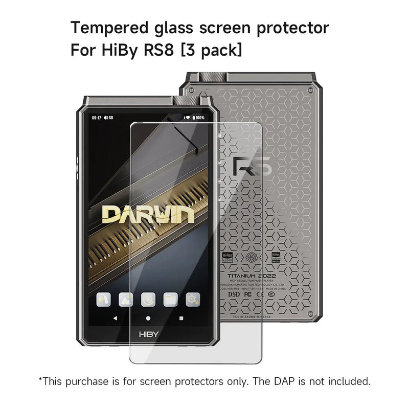 Tempered Glass Protector for R6 Pro II / RS8 | HiBy